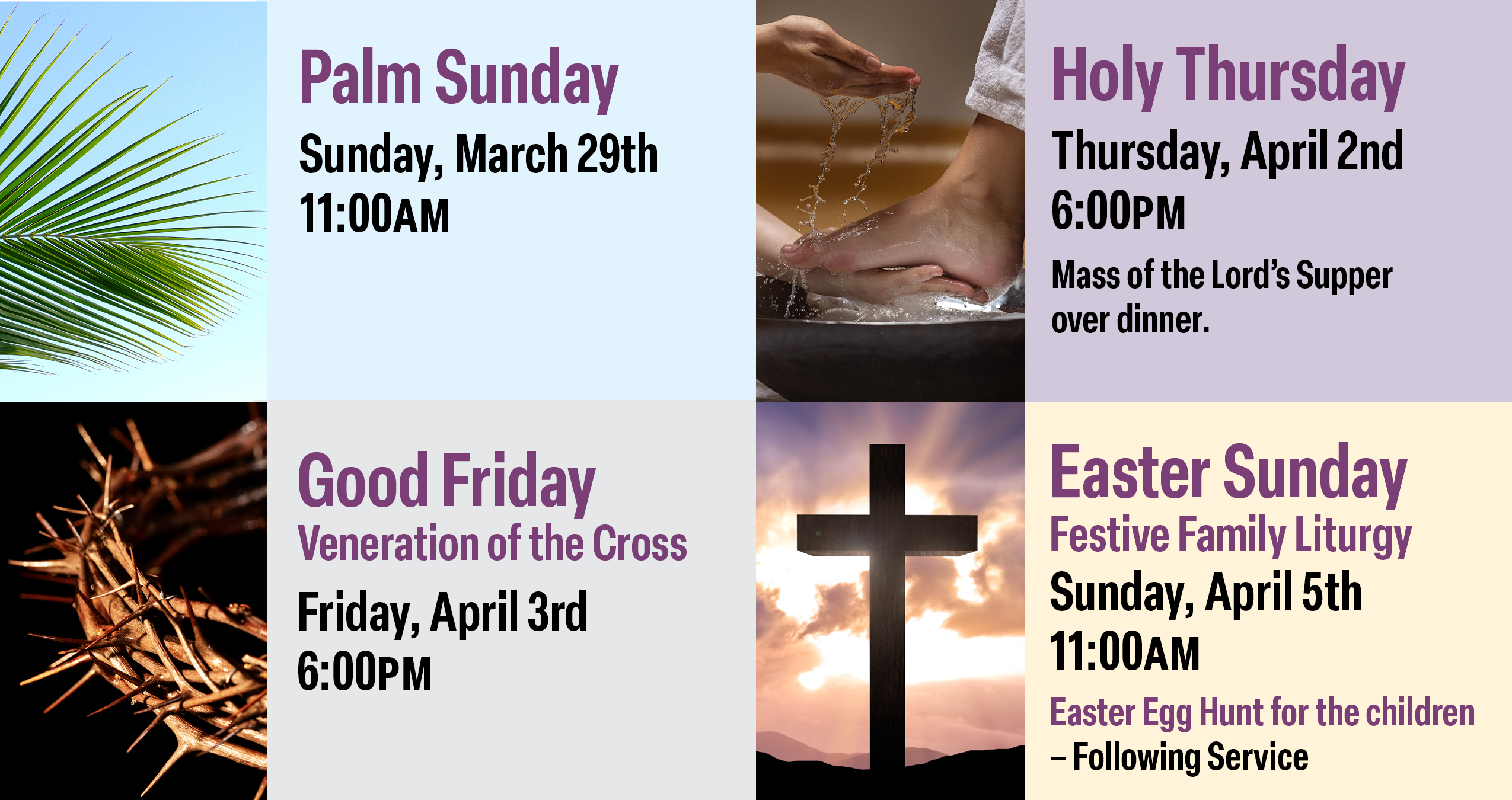 Holy Week Website 2026 | Charis Ecumenical Catholic Community